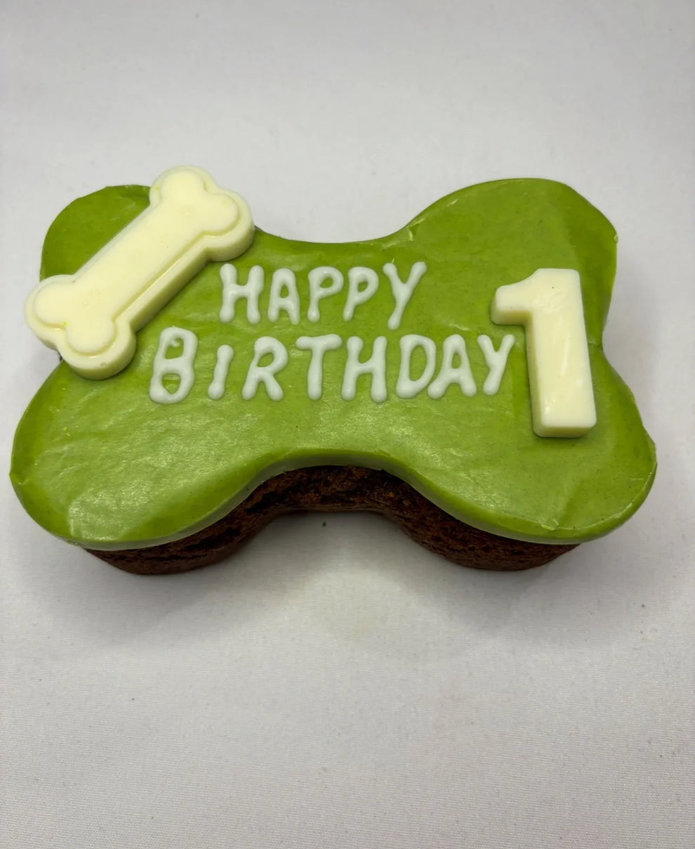 Bone-Shaped Birthday Cake for Dogs | Custom, Gluten-Free Treat – BenBel ...